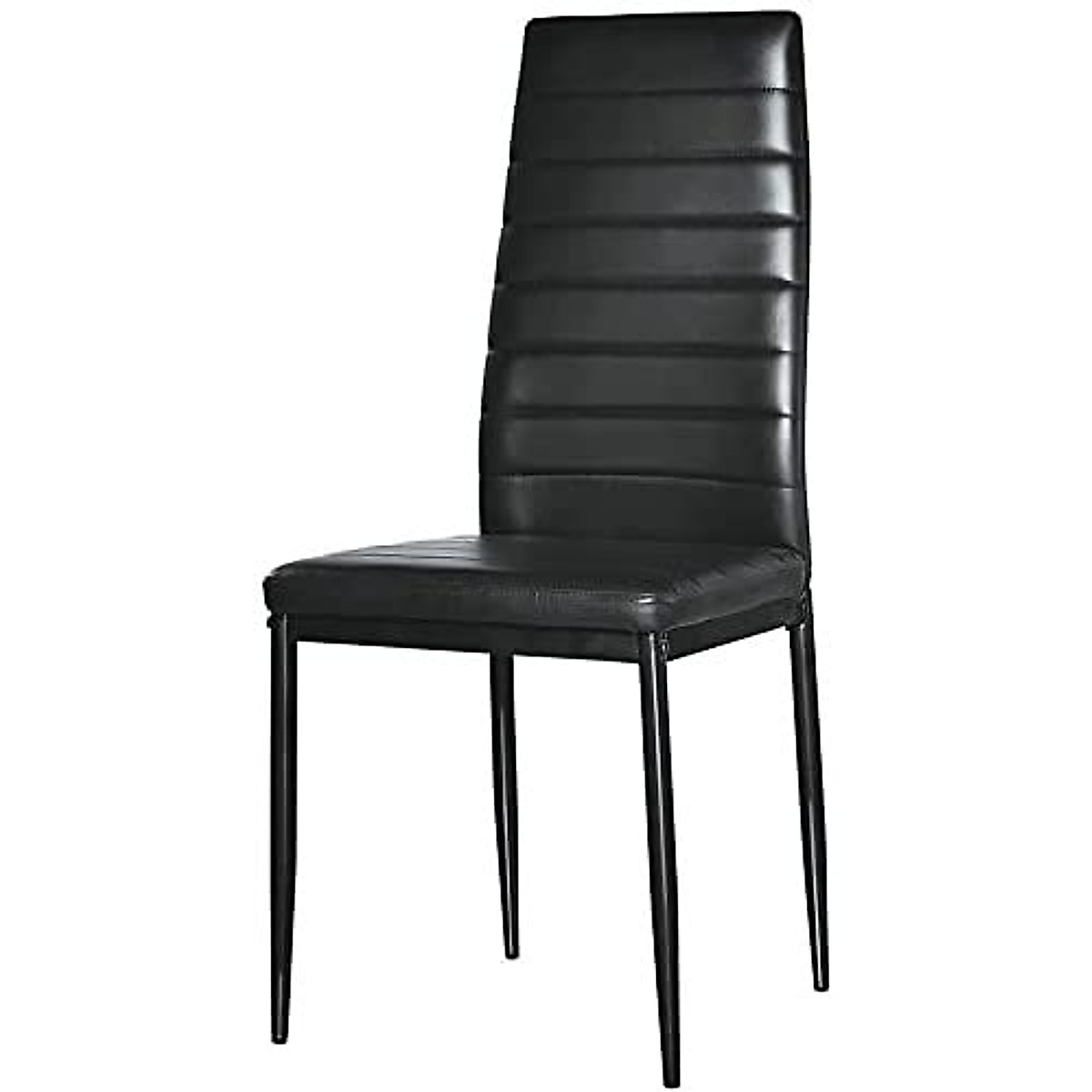 Modern Dining Table Set Dining Room Table Set for Small Spaces Kitchen Table and Chairs 5 Piece Kitchen Table Set Table with Chairs Home Furniture ，Black