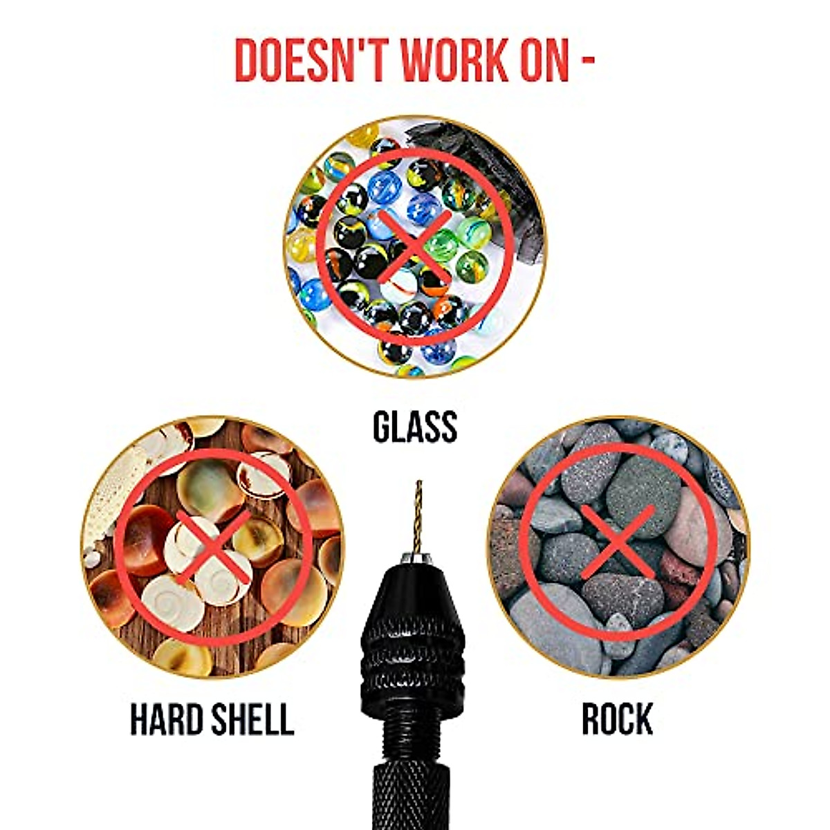 Pin Vise Hand Drill for Jewelry Making - Craft911 Manual Craft Drill Sharp HSS Micro Mini Twist Drill Bits Set, Small Hand Drill for Resin, Rotary Tools for Wood, Jewelry, Plastic, Miniature - Blue