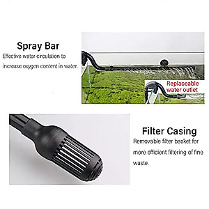 Mysanil Aquarium Canister Filter Inlet Outlet, Fish Tank Filter Tube Aquarium External Canister Filter Water Inflow Outflow Tube for HW302B/303B