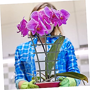 FUNOMOCYA 12pcs Garden Climbing Frame Plant Pots Outdoor Plastic Display Stands Plastic Flower Pots Green Plants Greenery Stems Rose Trellis Plant Climbing Rack Plant Stake Support Indoor