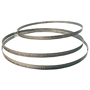 FOXBC 44-7/8 Inch Bandsaw Blades 10/14 TPI for Milwaukee 48-39-0551, DeWalt DCS374B Portable Band Saw, 44-7/8" x 1/2" x .020", 3-Pack