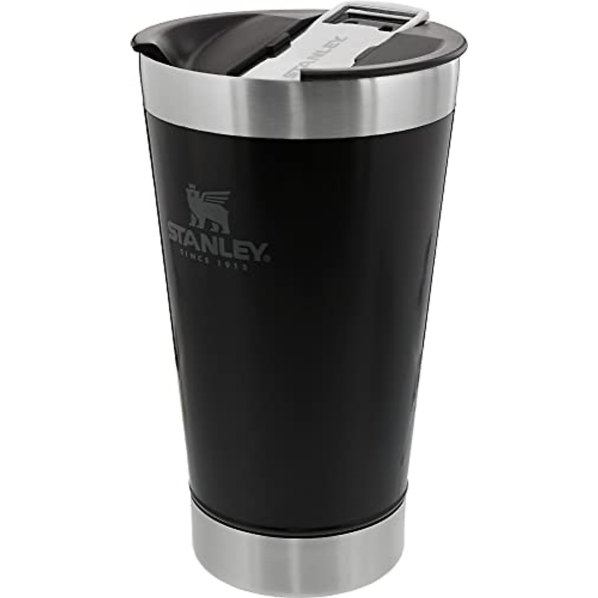 Stanley 10-01704-056 The Stay-Chill Aluminum Beer Pint Matte Black 16OZ / .47L