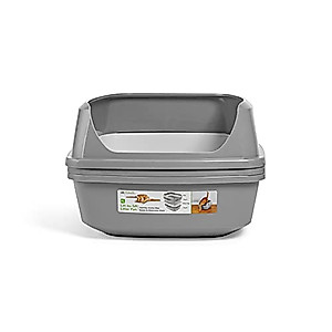 So Phresh Grey & White Lift-to-Sift Cat Litter Pan, 22.5" L X 17.25" W X 10.5" H