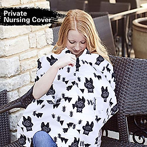 Car Seat Covers for Babies, Breathable Infant Car Seat Cover Baby Car Seat Cover Carseat Canopy with Peekaboo Opening, Newborn Universal Fit Car Seat Cover Baby Essentials for Winter