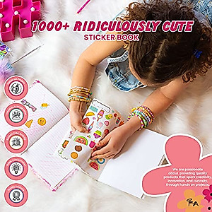 Fashion Angels 1000+ Ridiculously Cute Stickers for Kids - Fun Craft Stickers for Scrapbooks, Planners, Gifts and Rewards, 40-Page Sticker Book for Kids Ages 6+ and Up
