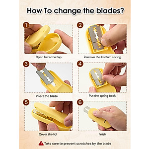 CLUEAPOP Bread Lame Sourdough Scoring Tool Extractable & Magnetic - Professional Dough Scoring Tool for Sourdough Bread Baking & Bread Making Tools - Scoring Patterns Booklet & 5 Razor Blades