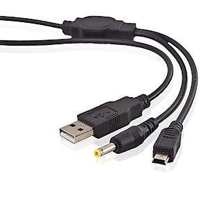 CE Compass 2IN1 USB DC Power Charger & Data Trabsfer Cable for Sony PSP 1000 2000