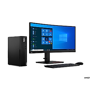 Lenovo ThinkCentre M75s Gen 2 11JB0020US SFF Desktop, AMD Ryzen 7 4750G 8-core 3.60GHz, 8GB DDR4, 256GB SSD, Raven Black, Win 10 Pro, DVD-Writer