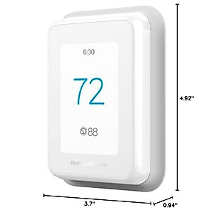 Honeywell Home T9 WiFi Smart Thermostat, Smart Room Sensor Ready, Touchscreen Display, Alexa and Google Assist