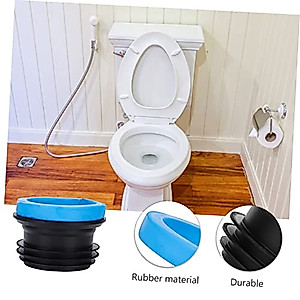 OSALADI 1pc Toilet Seal Sealing Washers Toilet Tank Seal Toilet Bowl Ring Seal Closestool Ring Toilet Seat Replacement Gasket Toilet Seat Seal Rings Toilet Seat Fixing Bolts Clay Hinge