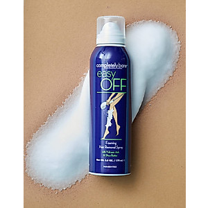 completely bare easy OFF Foaming Hair Removal Spray - Moisturizing Shea Butter & Aloe Vera