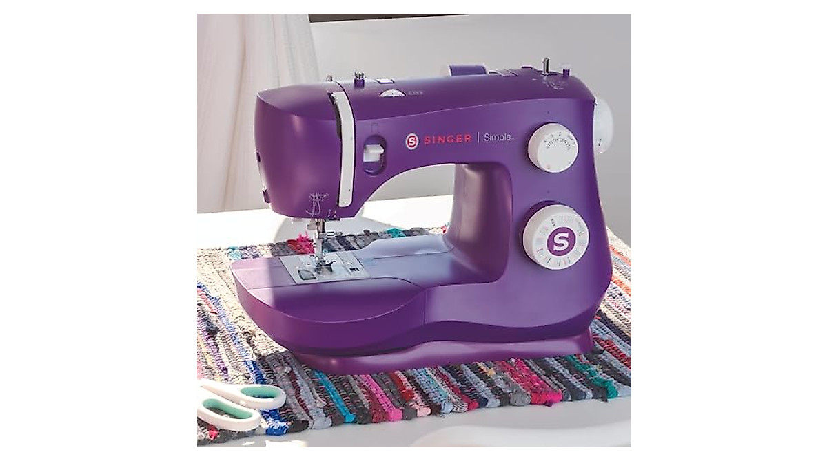 SINGER 3337 Purple Mechanical Sewing Machine - Versatile & Durable