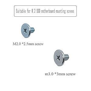 m2 2280ssd Screws Kit,PCIe NVMe M.2 SSD Mounting Screws