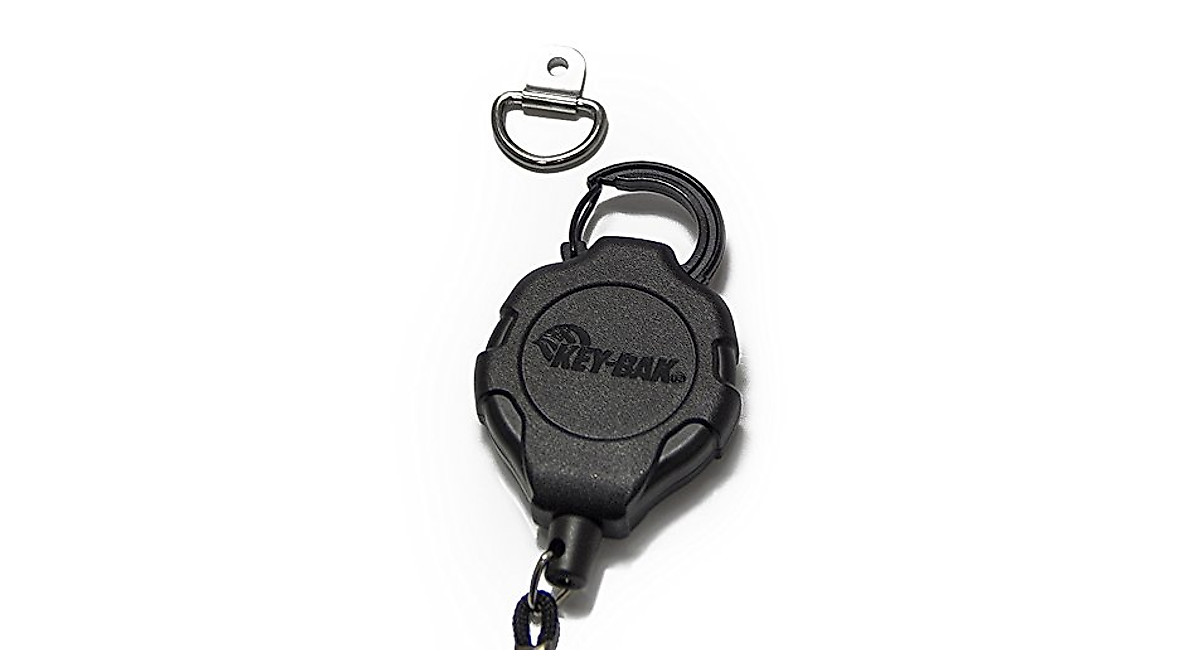 KEY-BAK MIC-BAK CB Radio Tether | Secure & Retractable 36" Kevlar Cord