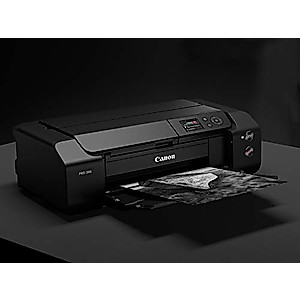 Canon imagePROGRAF PRO-300 Wireless Color Wide-Format Printer, Prints up to 13"X 19", 3.0" LCD Screen with Profession Print & Layout Software and Mobile Device Printing, Black, One Size