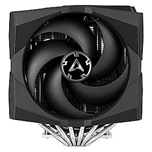 ARCTIC Freezer 50 (incl. A-RGB Controller) - Multi Compatible Dual Tower CPU Fan with A-RGB, CPU Air Cooler for AMD and Intel, Two Pressure-Optimised Fans, 6 Heatpipes, Incl. MX-4 Thermal Paste