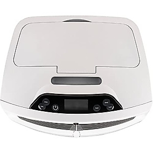 Honeywell 525 CFM Indoor Portable Evaporative Air Cooler, Fan & Humidifier with Ice Compartment & Remote, White