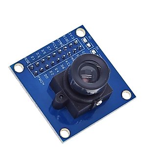 1Pcs OV7670 Camera Module Supports VGA CIF Auto Exposure Control Display Active Size 640X480 (Color : Ov7670 Bracket)