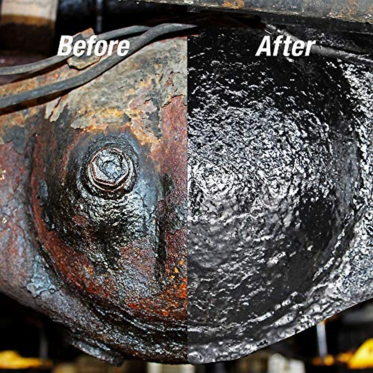 AGS RUST SOLUTIONS Rust Spray Paint, 14 Ounces, Matte Black Finish