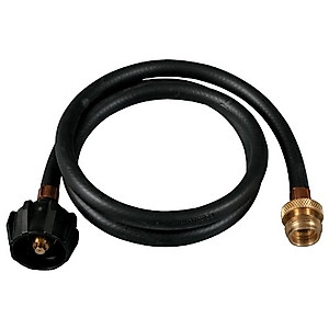 Char-Broil 4-Foot Hose and Adapter, Black