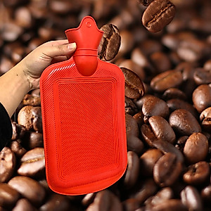 2 L Enema Bag ，Coffee Enema Bag Kit with 5.0 ft. Long Silicone Hose ,2 Multi-Size Reusable Tips, Controlable Water Flow Valve- Coffee, Shower, Douche & Home Adult Enema Kit（RED）