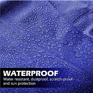 Trailer Boat Cover, Heavy Duty Boat Cover Waterproof UV Resistan for V&Tri-Hull Runabout Fishing Boat, with Adjustable Side Straps Boat Cover,600d,14~16FT：510 * 250CM