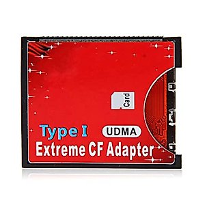 ChenYang SD SDHC SDXC to CF Type I Compact Flash Memory Card Adapter Reader Support16/32/64/128/256GB CF to SD Card Converter