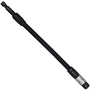 AMERICAN MUTT TOOLS Flexible Drill Bit Extension – 7.5” Flexible Screwdriver Tool | Flexible Shaft Drill Bit Extension, Bendable Flex Bit for Hard to Reach Spaces | Flexible Bit Extension Bar