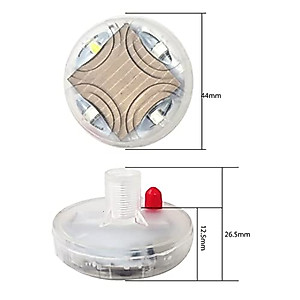 4Pcs Solar Powered Car Wheel Tyre Valve Caps Light, LED Car Wheel Hub Tire Valve Cap Light Lamp Features Solar Chargin Efficient and Environmentally Friendly