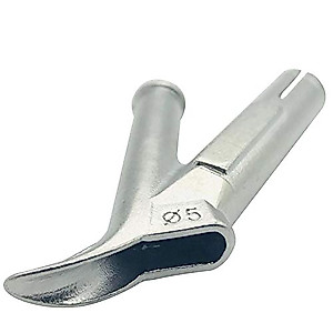 ZYZMH Round Shape Welding Mouth Nozzles Speed Welder Nozzle for PVC Plastic Hot Heat Air Gun Weld Tip for Plastic Vinyl Welder (Size : 8x5mm)