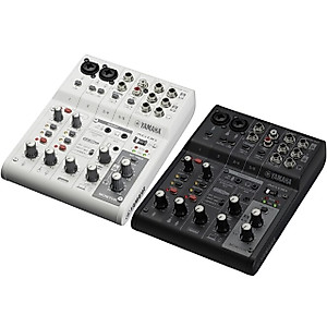 Yamaha AG06MK2 Black 6-Channel Live Streaming Loopback Mixer/USB Interface with Steinberg Software Suite