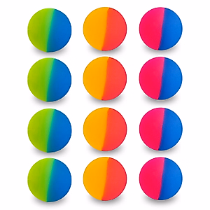 Bouncy Balls for Kids Bulk - Rubber Balls for Kids - Bounce Balls - Large Bouncy Ball 45 mm - Super Ball Vending Machine Toys - Bouncing Balls Party Favors - Classroom Prizes