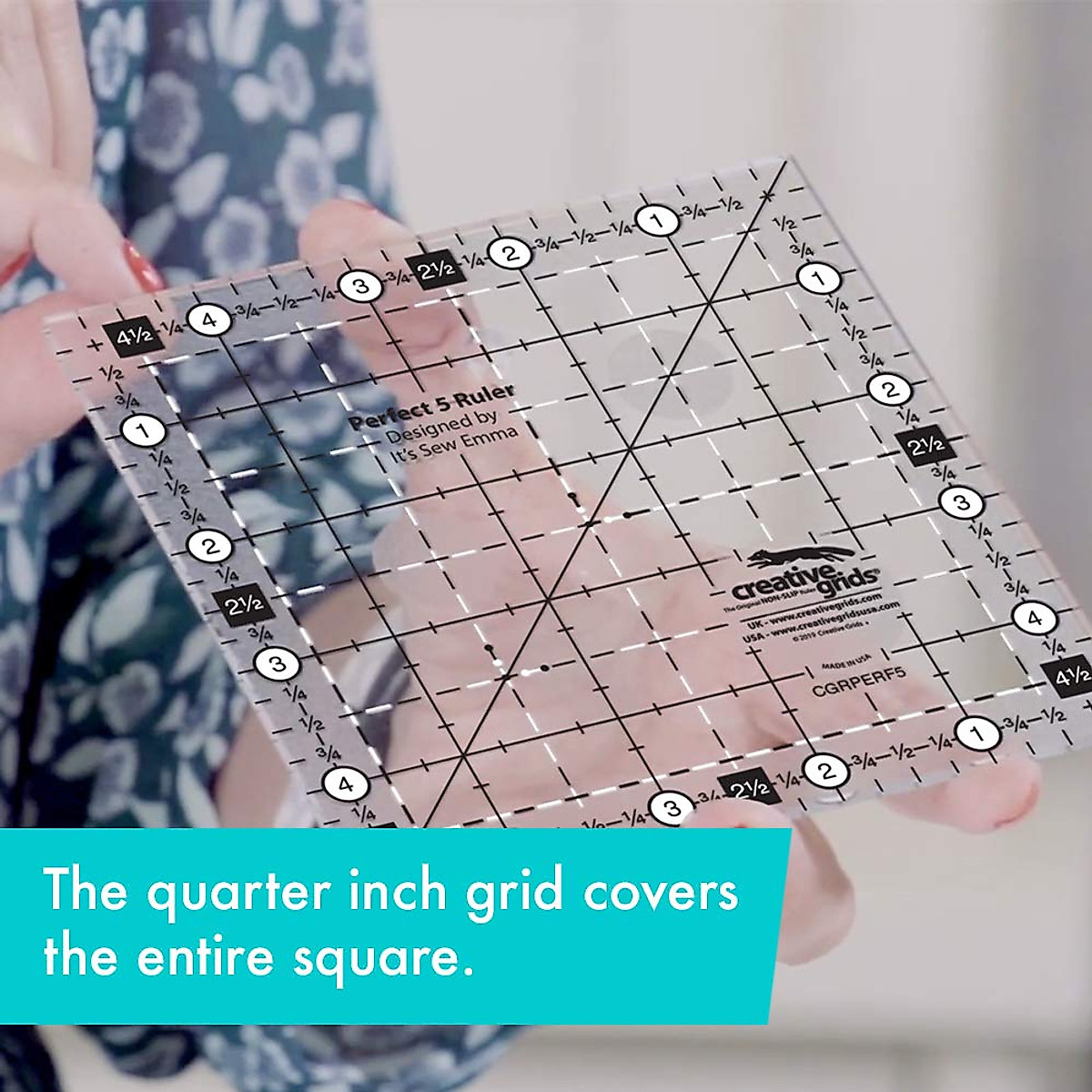 Creative Grids Perfect 5 Ruler - CGRPERF5