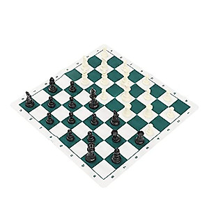 SPYMINNPOO Portable Travel Chess Game Set Game Roll Up Chess Board Set Educational Toys for Kids and Adults 3 Sizes(Wang Gao 95MM)