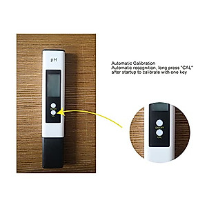 PH Meter, Automatic Calibration Sensitive Alloy Probe Fast Speed PH Detector for Aquaculture