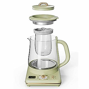 Household Multifunctional Tea Machine Health Pot Glass Kettle Intelligent Automatic Kettle Water Heater 1.5L with Filter Teapot Split Electric Teapot Anti-Dry Heat Preservation for 24 Hours A,1.5L (C