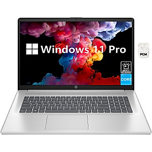 HP 17.3 Inch FHD Business Laptop, 13th Intel i5-1335U(Beat i7-1255U), 16GB RAM, 1TB SSD, Windows 11 Pro, Backlit Keyboard, Numeric Pad, HDMI, Silver, PCM
