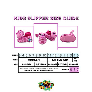 Blue's Clues & You Magenta Toddler Plush 3D Sock Top Slippers (5-6 M US Toddler, Magenta)