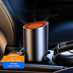 Car Heater - Portable Windshield Defogger and Defroster - 12 V 12.5A Auto Fast Heating Cooling Fan - Safe Efficient Fast - for Easy Defrost and Demist Removal