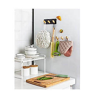 yaocoral 2 Pack Chenille Hand Towels,Kitchen Hand Towels Hanging,Hand Towels with Loops,Bathroom Hand Towels,Quick Dry Hand Bath Towel,Soft Absorbent Microfiber Hand Towels  (2 White)