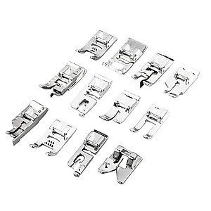 Professional Domestic 32 PCS Sewing Machine Presser Foot Set for Brother, Babylock, Singer, Janome, Elna, Toyota, New Home, Simplicity, Kenmore, and White Low Shank Sewing Machines by Stormshopping