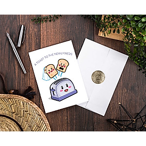 GIFTING GIGGLES Funny Wedding Card for couple | Newly Weds | Marriage Card for Couple | Wedding Day Congrats Gift | Congratulations Card | Premium Quality with Envelope and Seal