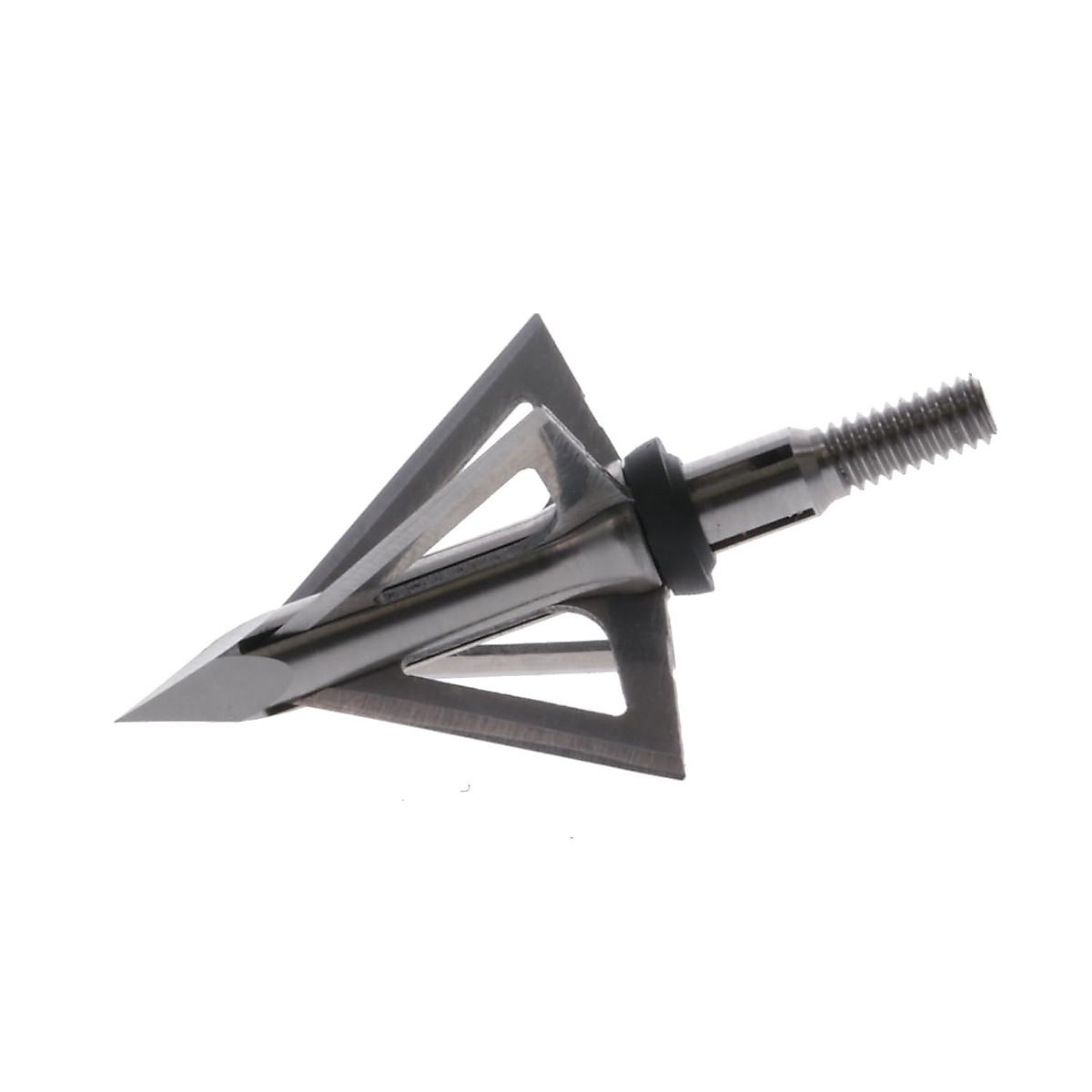 Truglo Titanium X QUADCUTTER 4 Blade 100 Grain Sharp Durable Fixed-Blade Hunting Crossbow Broadheads with Grade 5 Titanium Ferrule & Stainless Steel Blades - Spare Set of Blades Included
