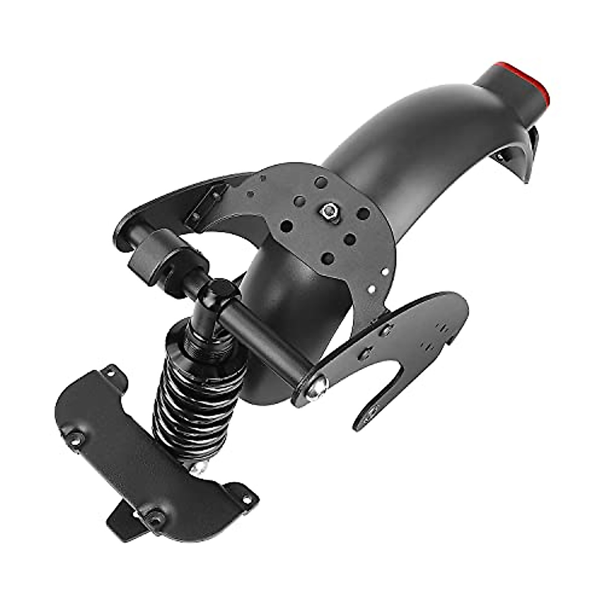 YBang Rear Suspension Kit with Mudguard and LED Taillight for Segway Ninebot Max G30 Electric Scooter Shockproof Vibration Damper Accessories (Black)