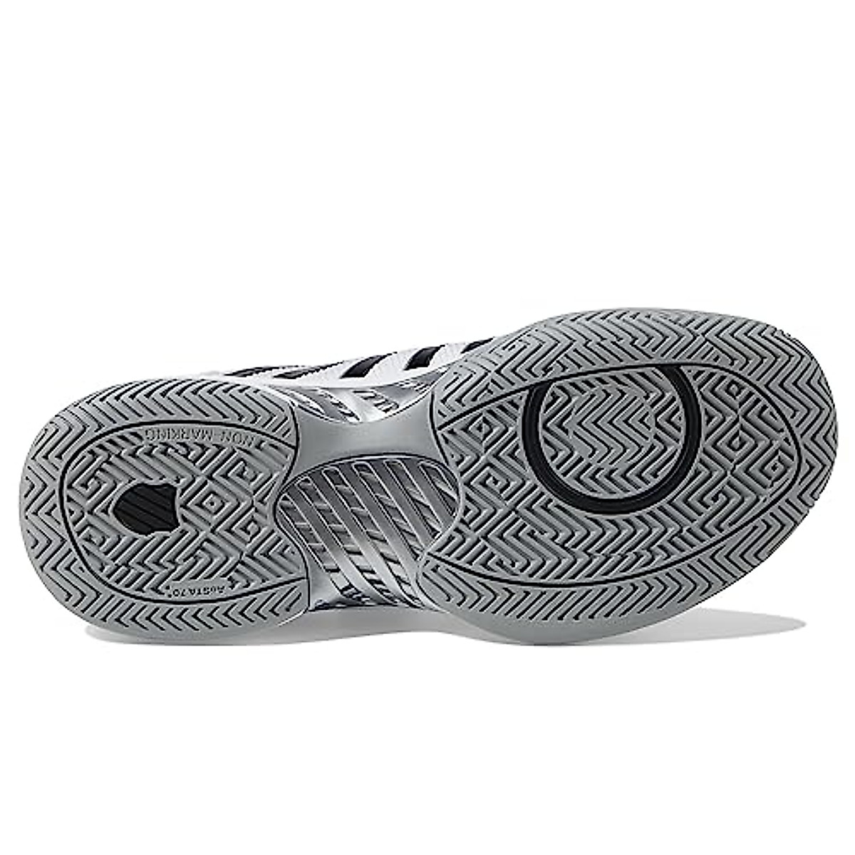 K-Swiss Men's Pickleball Supreme Shoe, White/High Rise/Black, 9 M