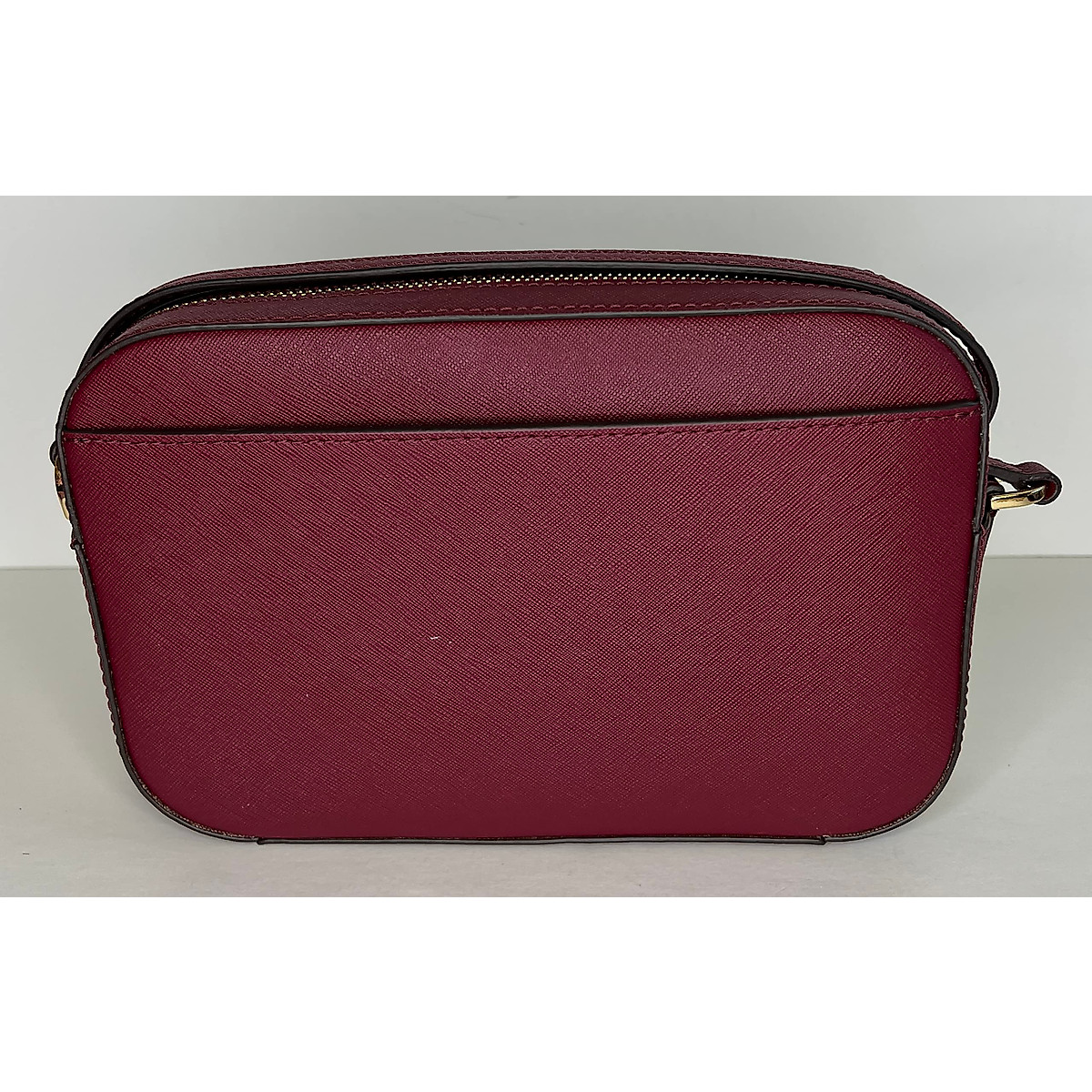 Michael Kors Jet Set Large Chain Crossbody Bag bundled with with SM TZ Coinpouch Wallet Purse Hook (Mulberry/Signature MK Mulberry