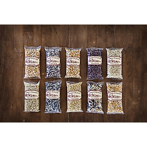 Amish Country Popcorn | 4 Ounce Variety Kernel Gift Set (10 Pack Assorted) | Old Fashioned, Non-GMO and Gluten Free (4oz Each, 10ct Total)