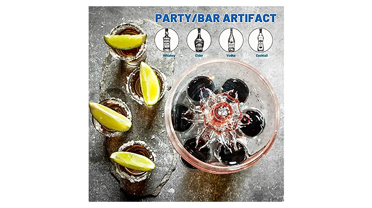 Shot Dispenser with 6 Glasses - Fun Party Accessory