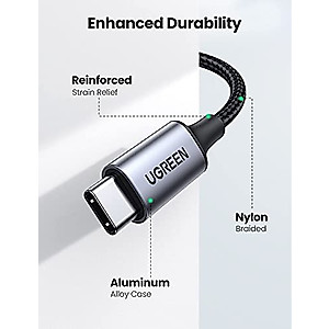 UGREEN USB C to 3.5mm Headphone and Charger Adapter and 3FT USB C to Aux 3.5mm Audio Adapter Bundle