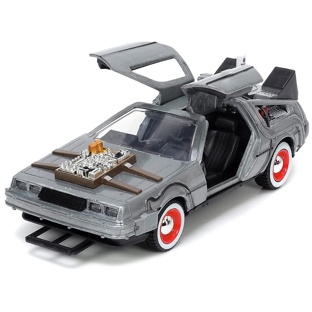 ModelToyCars Delorean DMC (Time Machine), Back to The Future Part III - Jada Toys 32290 - 1/32 Scale Diecast Car